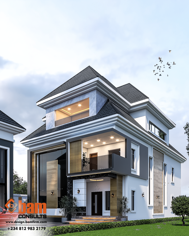 5 BEDROOM Maisonette with a gate man and generator house - BAM Consults
