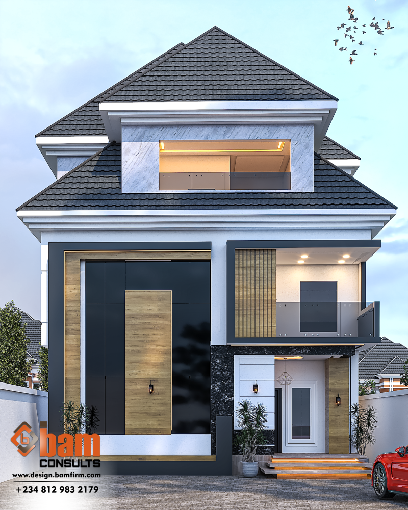5 BEDROOM Maisonette with a gate man and generator house - BAM Consults