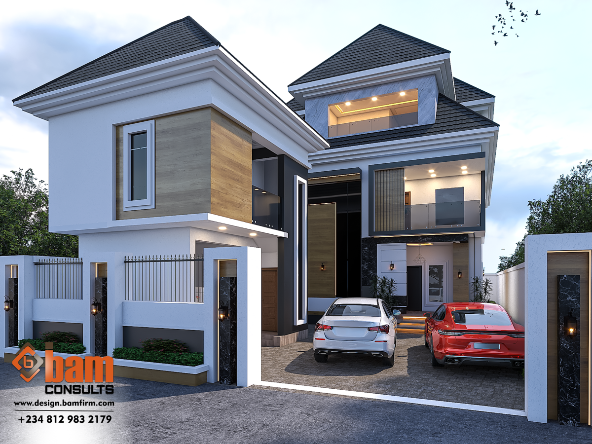 5 BEDROOM Maisonette with a gate man and generator house - BAM Consults